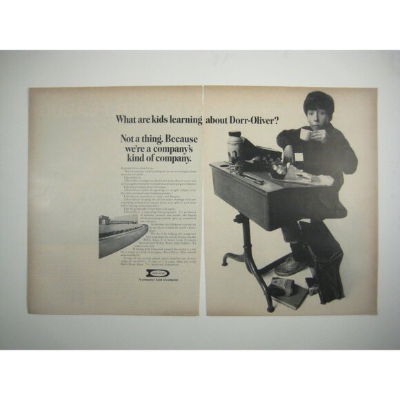 Dorr-Oliver | Art | Vintage 967 Dorr Oliver Company Ad Print Featuring ...